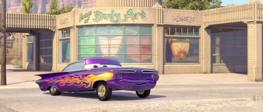 Dan the Pixar Fan: Cars: Purple Ramone