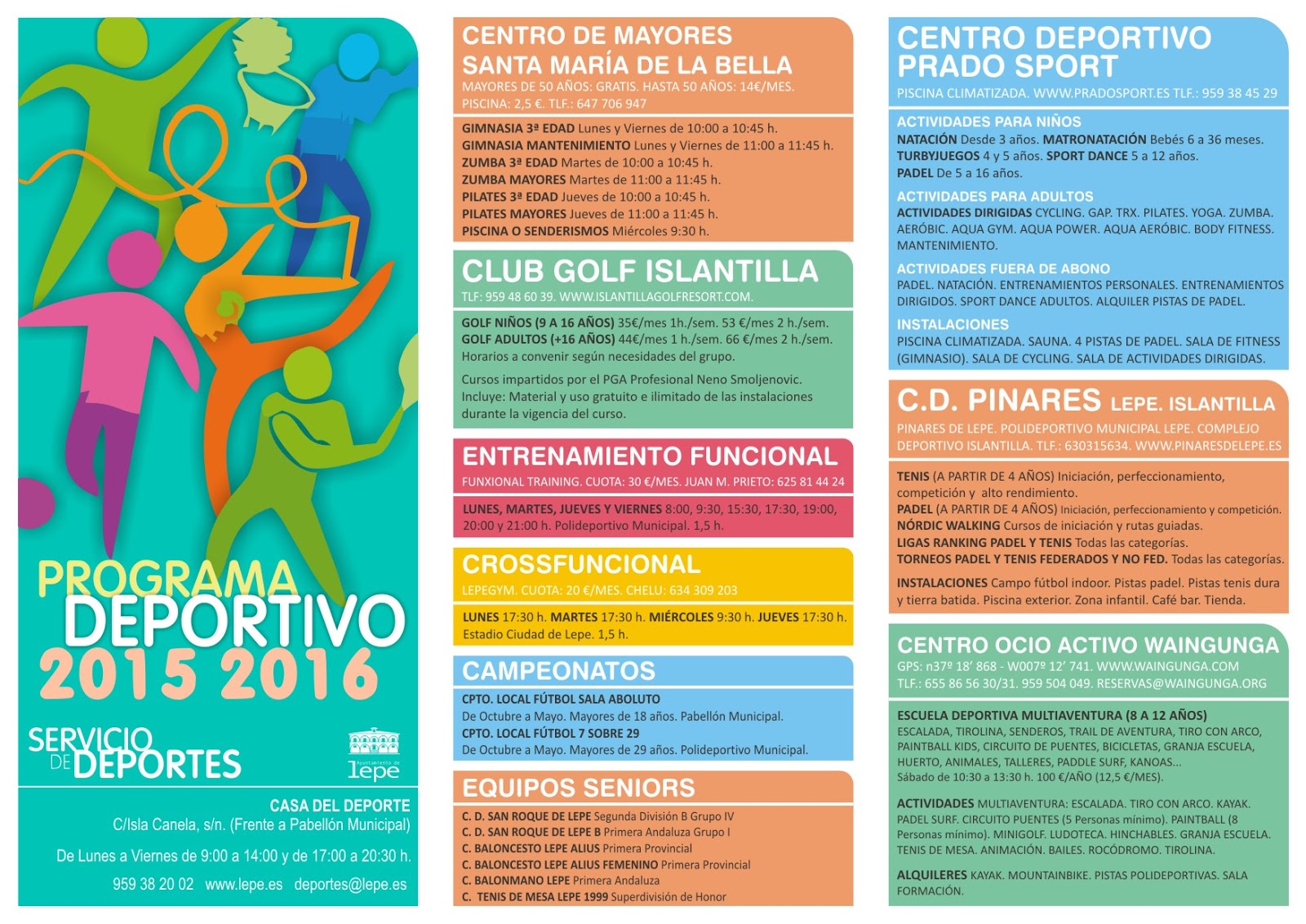 Lepedeporte.blogspot.com: Programa Deportivo 2015 2016