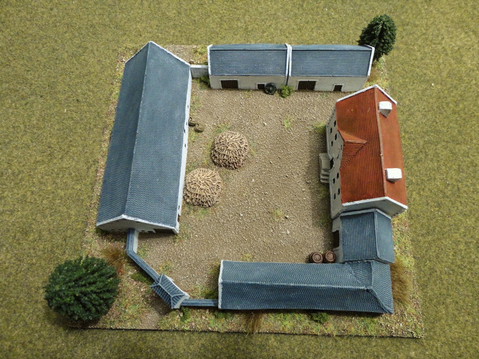 10/ 12mm WW2 and 6mm Napoleonic gaming: Waterloo farm tutorial ...