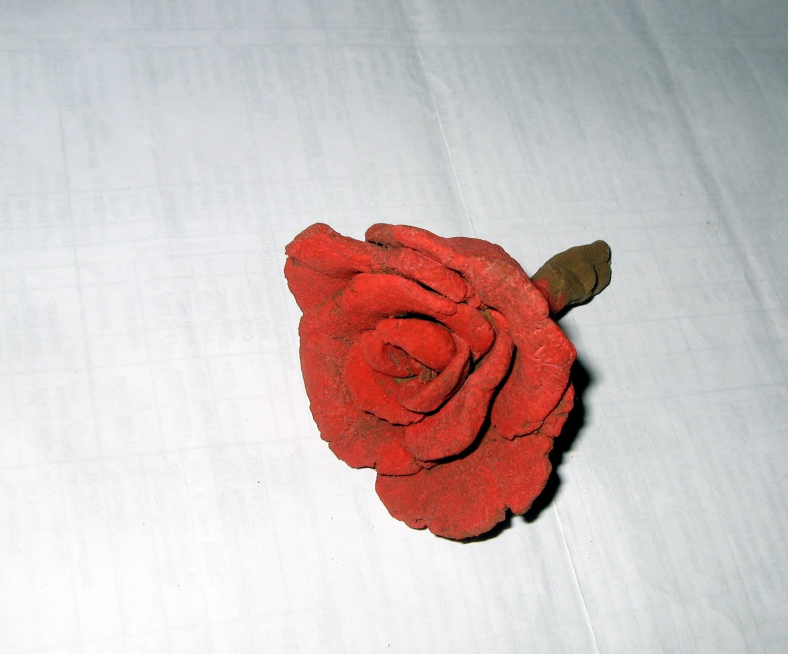 My Creative World: Clay Modelling - Rose