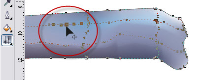 Interactive Mesh Fill Tool (M) | Belajar CorelDRAW