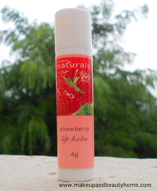 Avon Naturals Strawberry Lip Balm Review and Swatches
