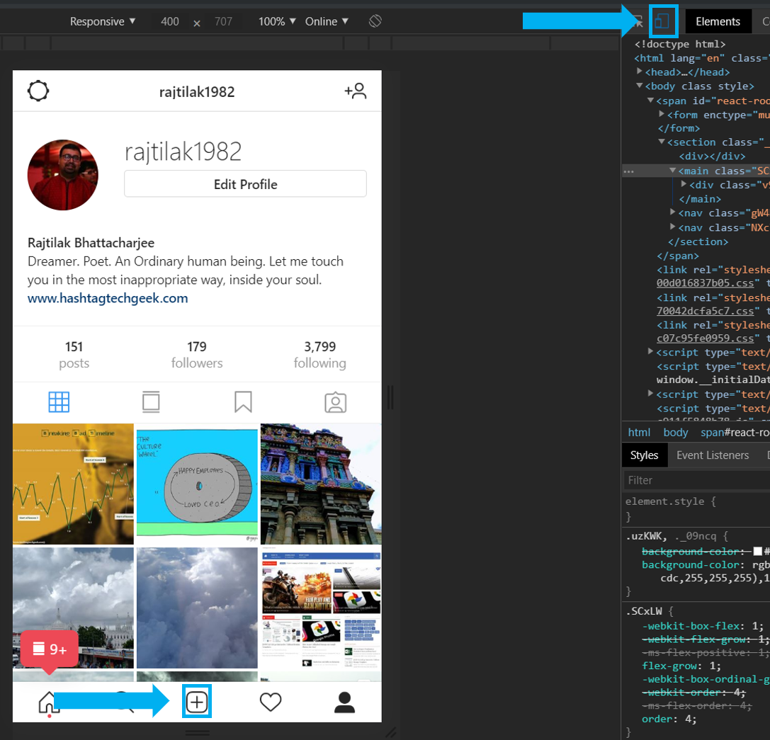 How to post on Instagram from PC Online - #TechGeek