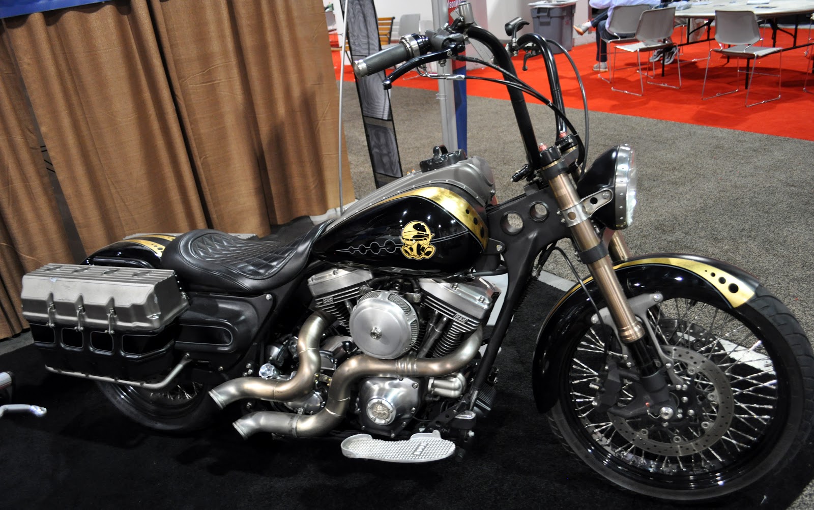Just A Car Guy: One of two Bryan Fuller motorcycles I found at SEMA ...