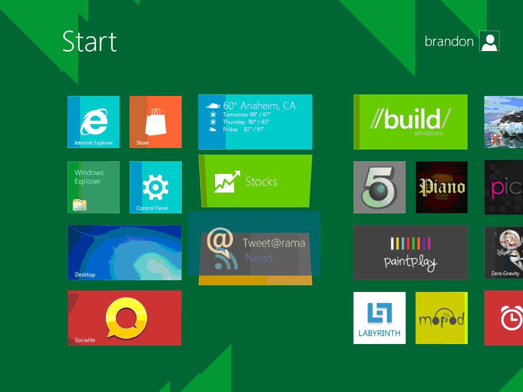 My Tech Sharing: Windows 8 Client - Metro User Interface