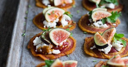 Pancetta Crisps with Goat Cheese and Figs - HealthyRecipesFlatley