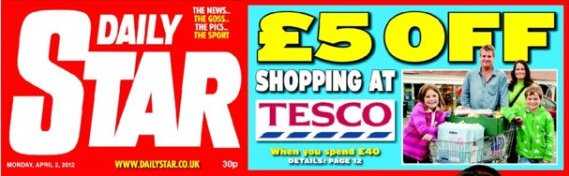 Tabloid Watch: An advert for an advert