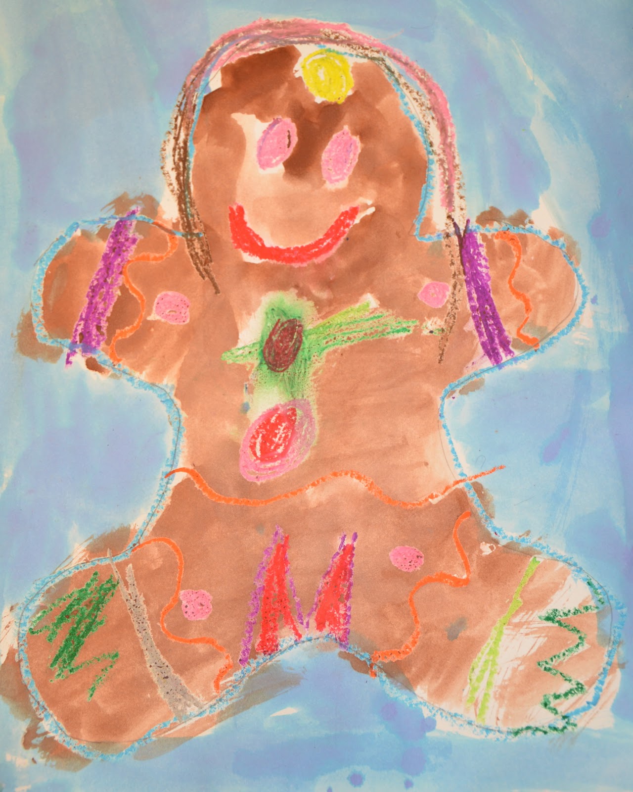 A Place Called Kindergarten: Framable Gingerbread Art