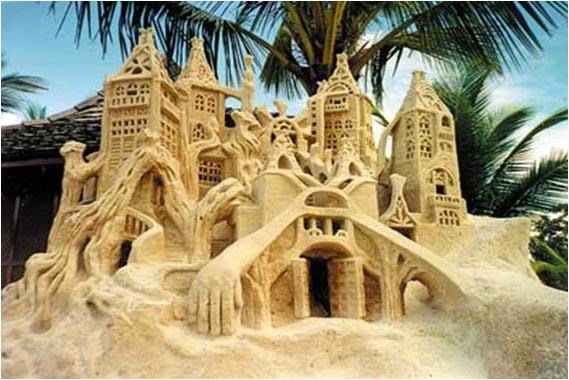 Belas Imagens On-Line: Castelos de areia