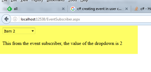 Programming C Aspnet Web Forms Create Custom Event In Web User