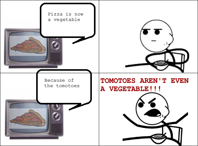 Sociolatte: Pizza is a Vegetable - Meme [Pics]