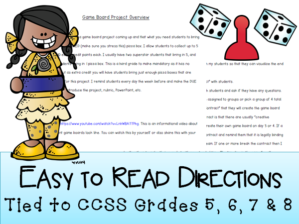 Kelly McCown: End of Year Math Game Board Project