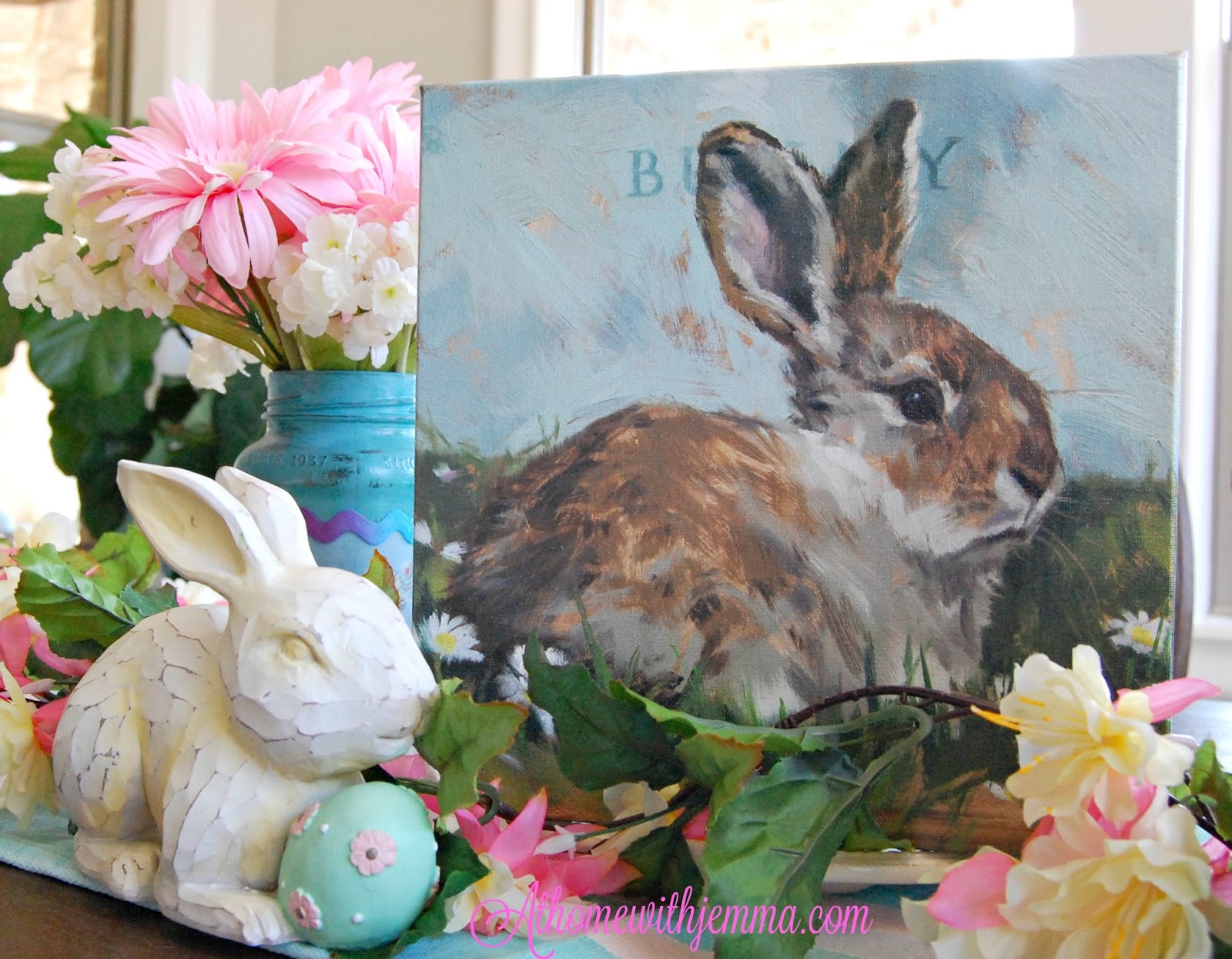 Bunny Rabbit Giclee Print Giveaway - At Home with Jemma