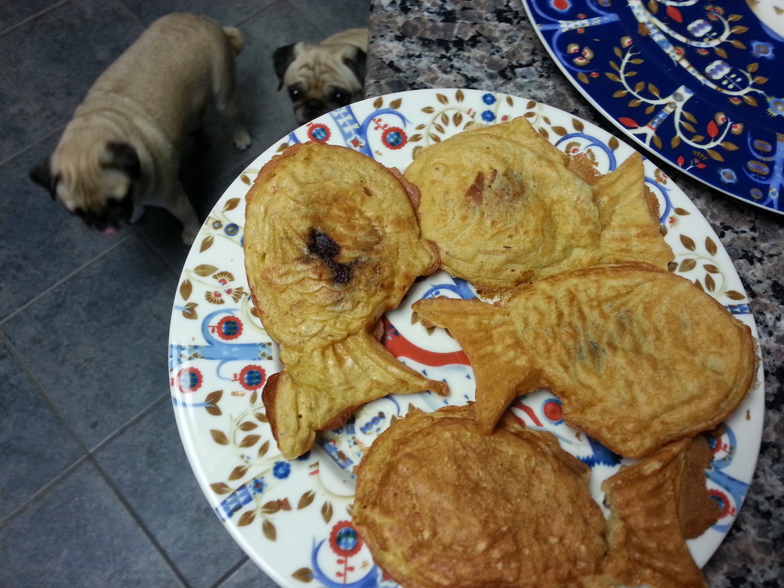 Grubbin' Pugs: Pancakes/Waffles with Dark Chocolate and Coconut Pudding ...