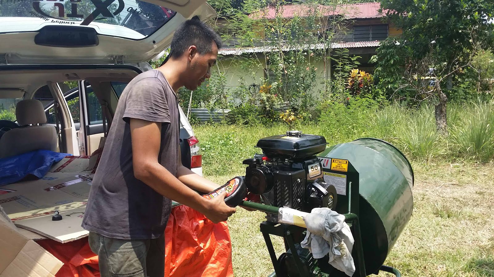 JTX1000 Minyak Pelincir Terbaik Di Dunia: Mesin Pembancuh Simen