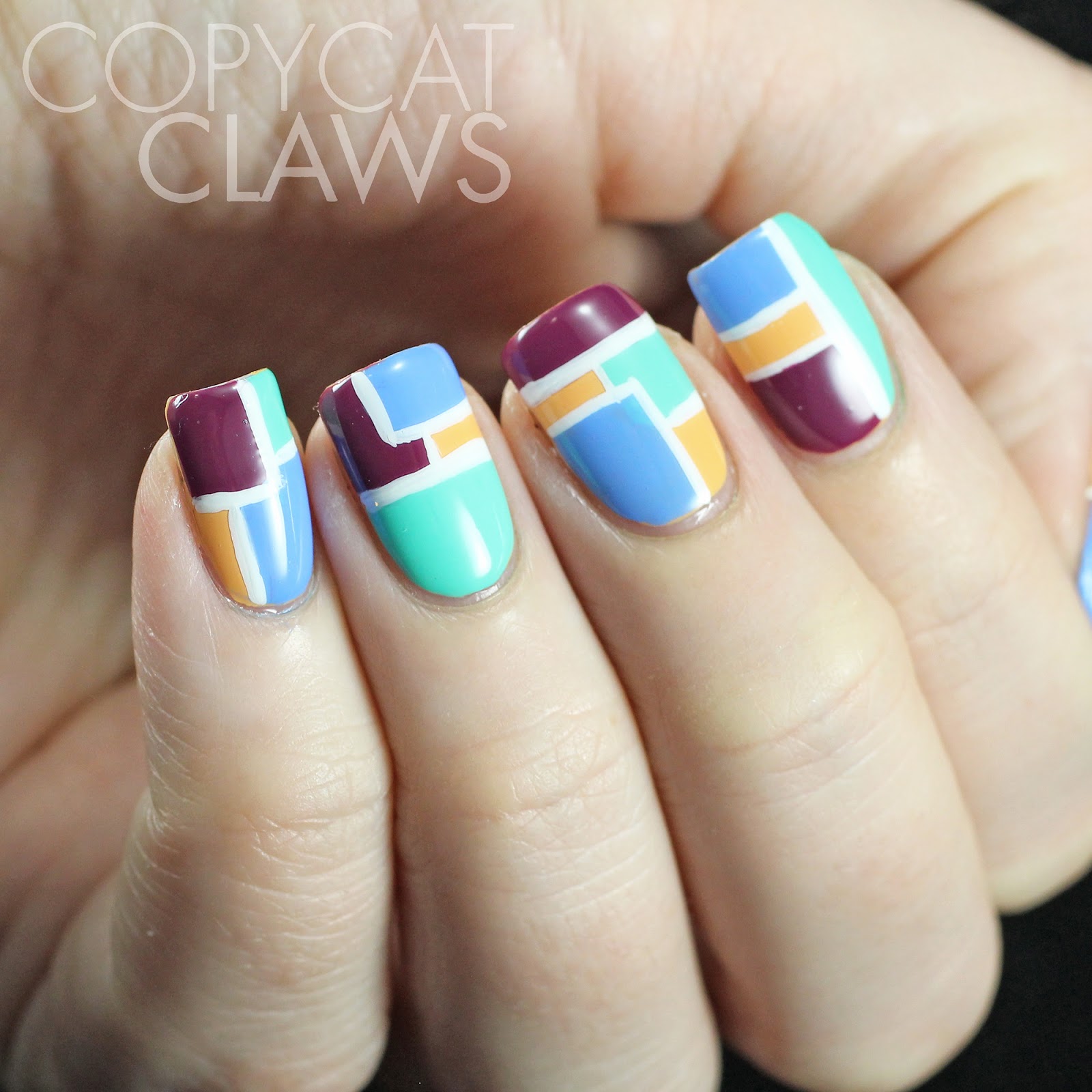 Copycat Claws: The Digit-al Dozen does Geometric: Day 4 Picture Polish ...