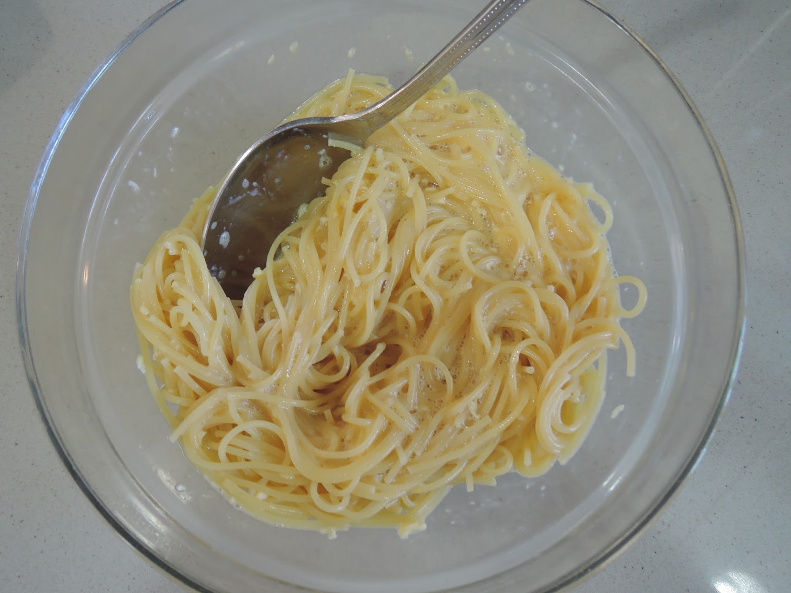 The Briny Lemon: Skillet-Baked Spaghetti with Sausage and Mushrooms