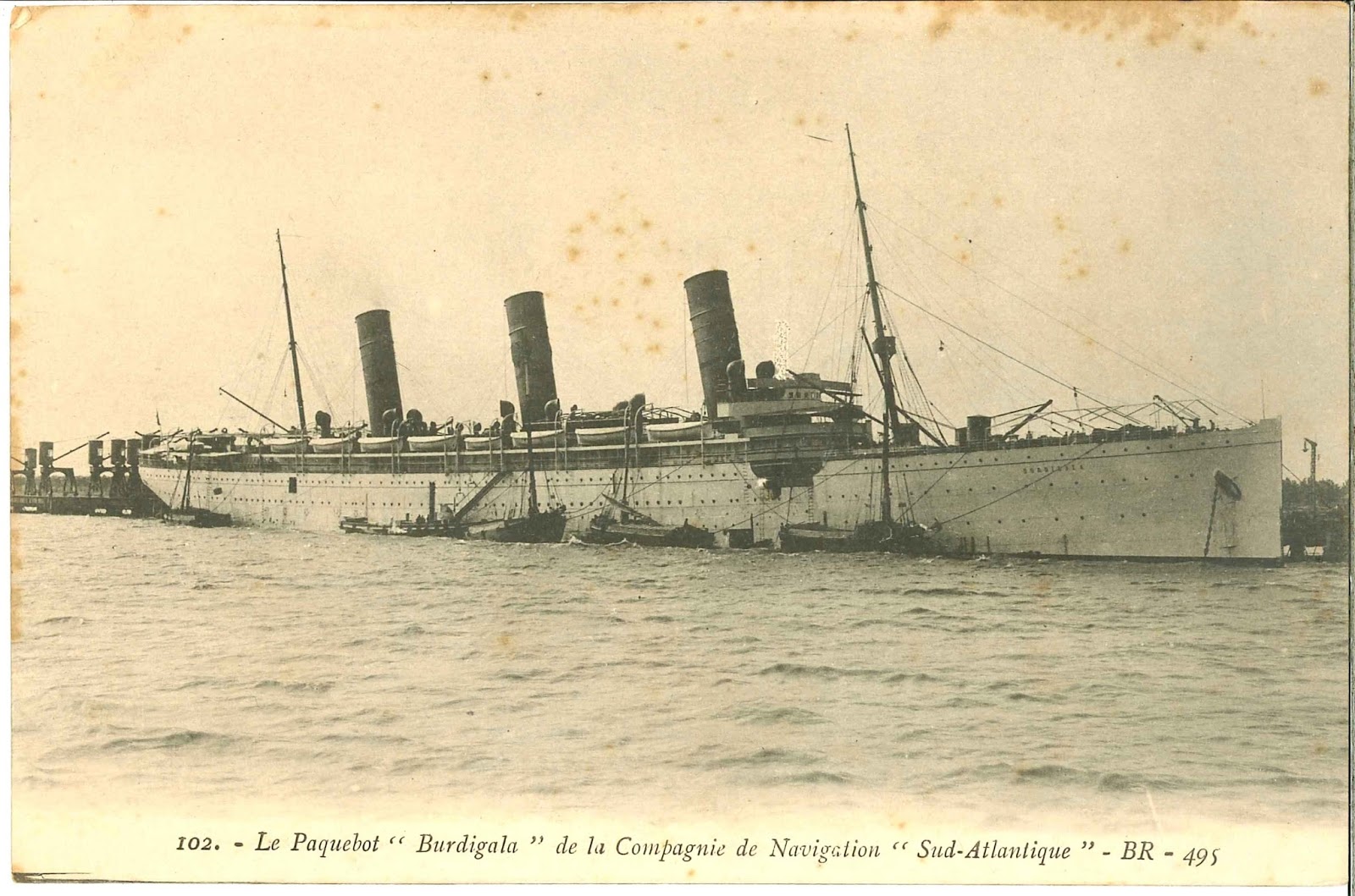 Burdigala: 100 years since the sinking of the second largest shipwreck ...