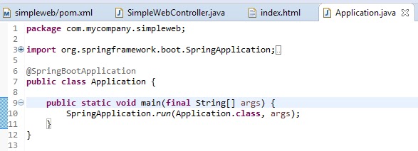 Create a web application in 5 minutes using Spring Boot and Maven