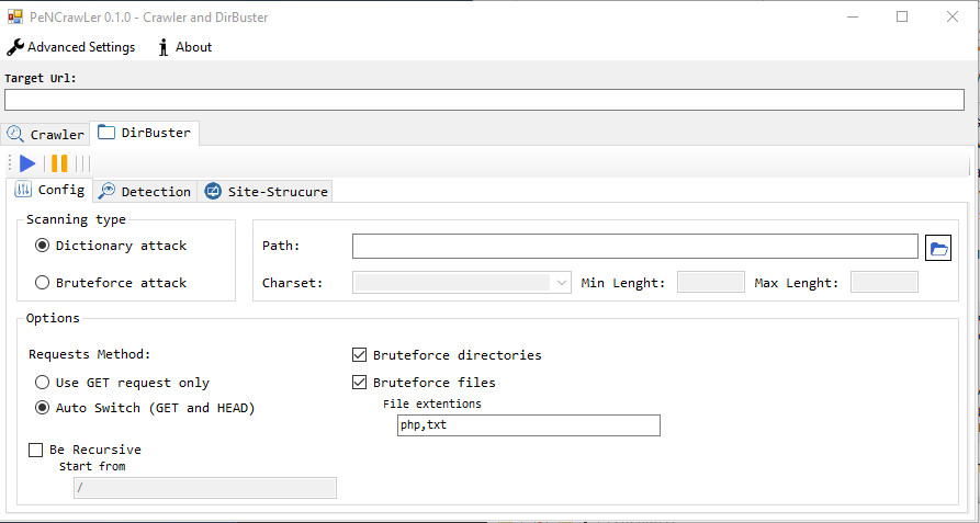PenCrawLer - An Advanced Web Crawler And DirBuster