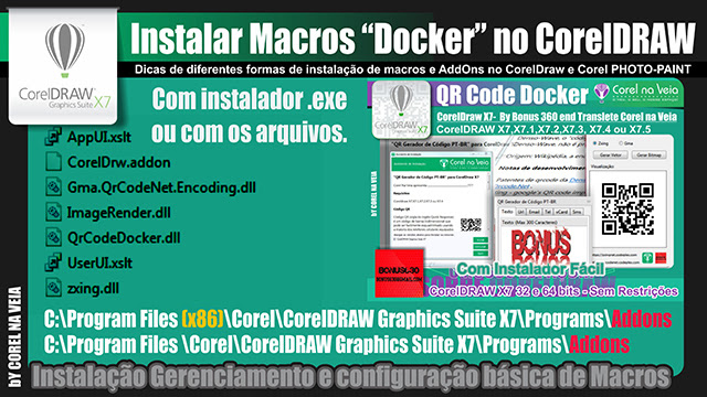 Corel na Veia: AddOns - Ajuda e dicas sobre CorelDRAW, macros e vetores grátis