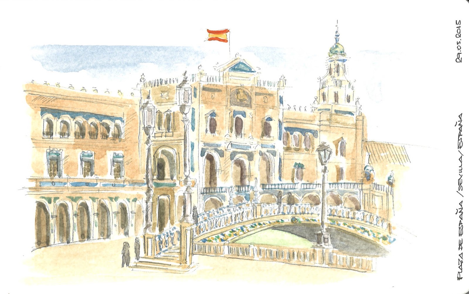 Urban Sketchers Switzerland: Travelling and sketching in Andalusia