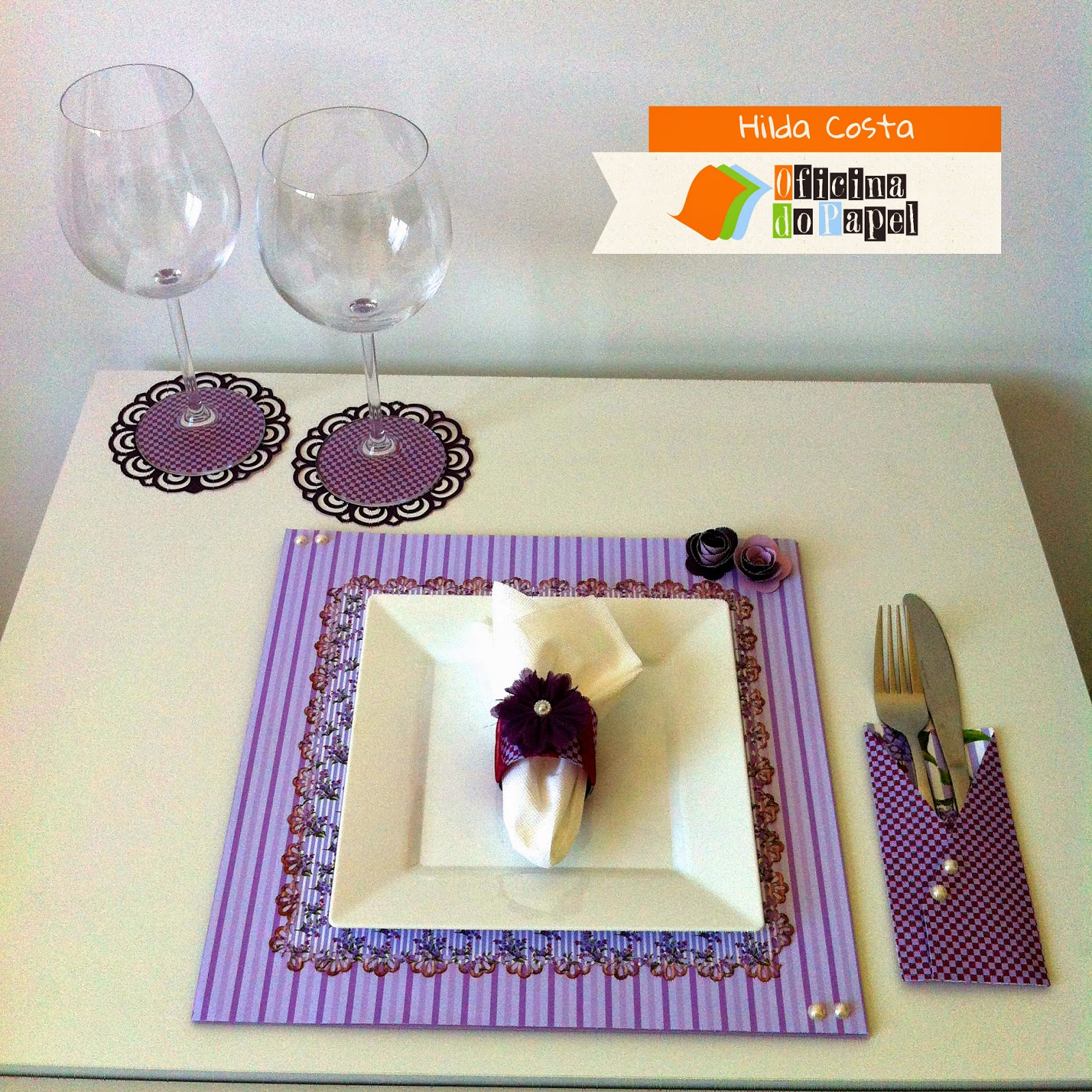 Oficina do Papel: Sousplat de Papel