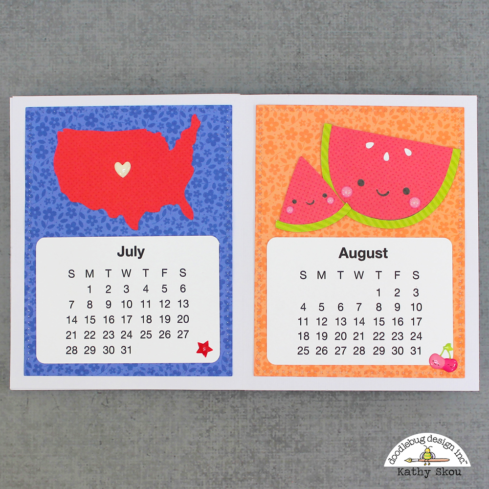 Doodlebug Design Inc Blog: Petite Prints Calendar | with Kathy