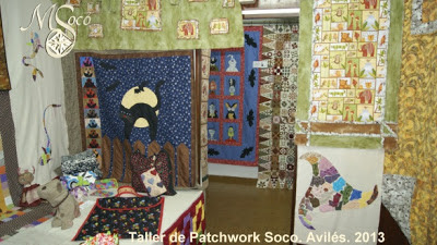 Patchwork Soco: Fotos V Exposición del Taller de Soco: Patchwork A MÁQUINA