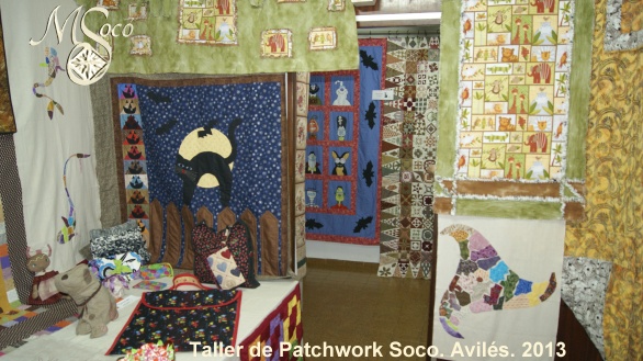 Patchwork Soco: Fotos V Exposición del Taller de Soco: Patchwork A MÁQUINA