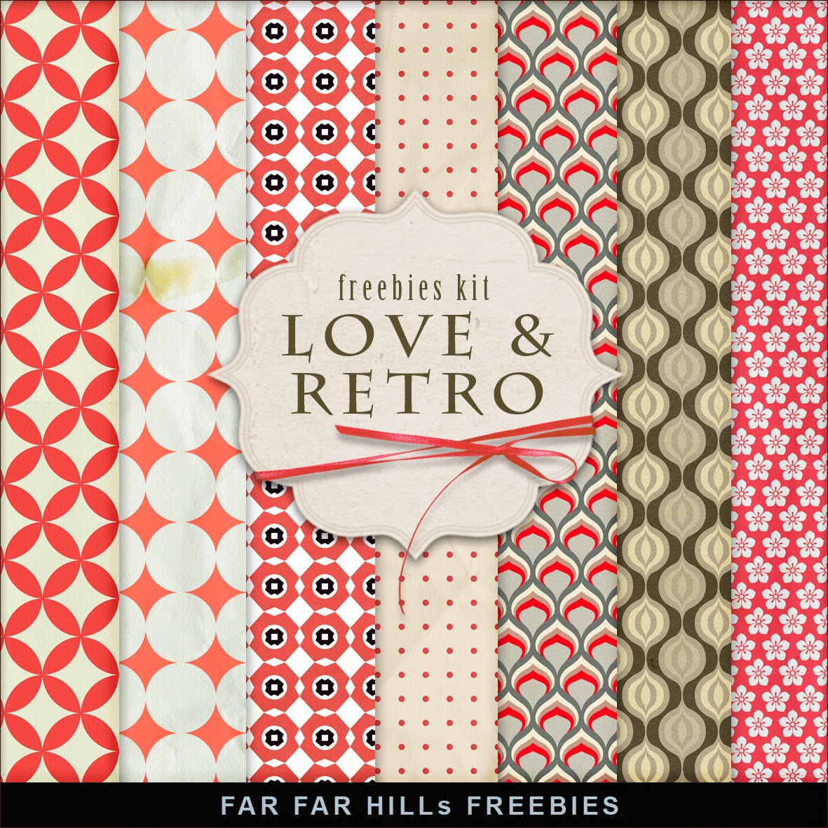 New Freebies Kit of Retro Style Backgrounds:Far Far Hill - Free ...