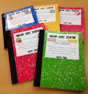 What's Skow-ing on in 4th Grade??: Class Writing Journals