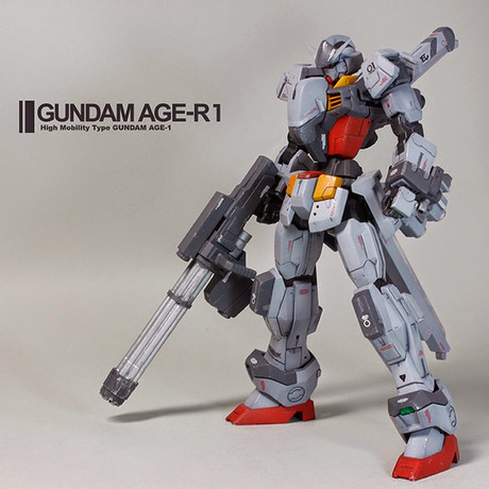 Custom Build: Gundam AGE-R1 "Space Combat Type"