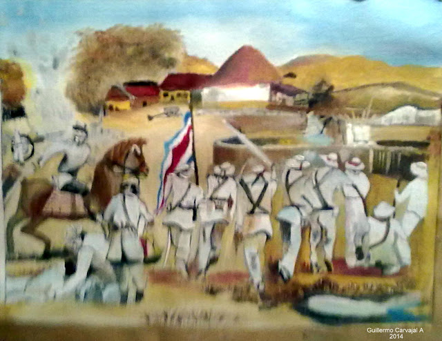 GUILLERMO CARVAJAL ALVARADO. COSTA RICA : SU PINTURA : LA GUERRA ...