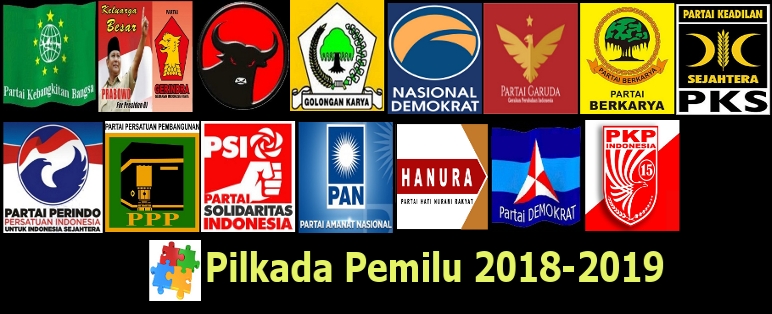 logo gambar partai peserta pemilu 2018 2019