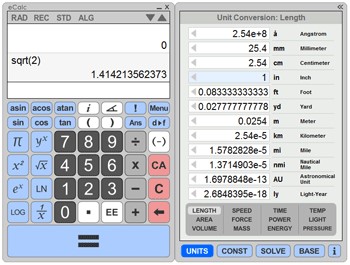 Eddie's Math and Calculator Blog: eCalc Scientific Calculator (Guest ...