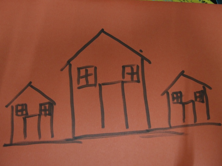 Xing Fu: SMALL BUILDING ON LEFT AND RIGHT SIDE OF HOUSE