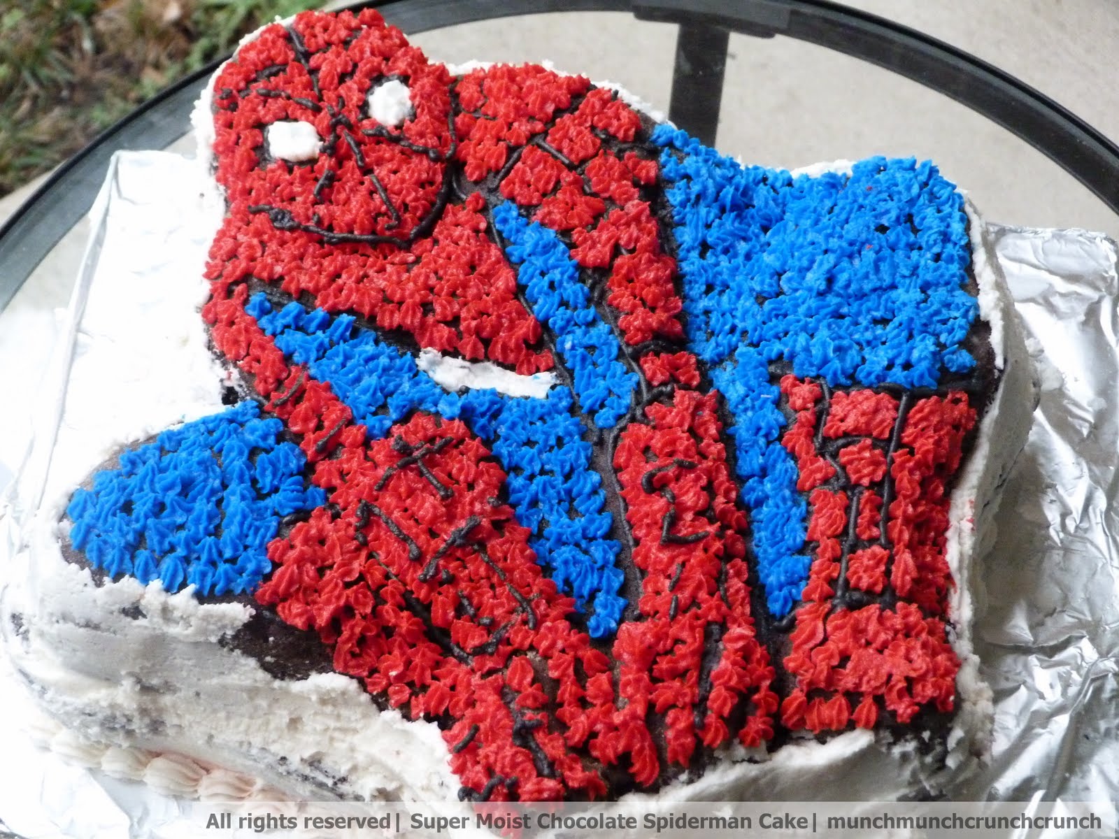 Munch Munch Crunch Crunch: Super Moist Chocolate Cake | Spiderman Cake ...