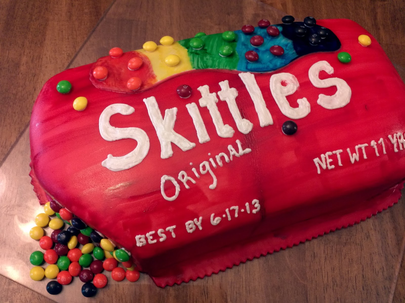 Cakes: Skittles Birthday Cake