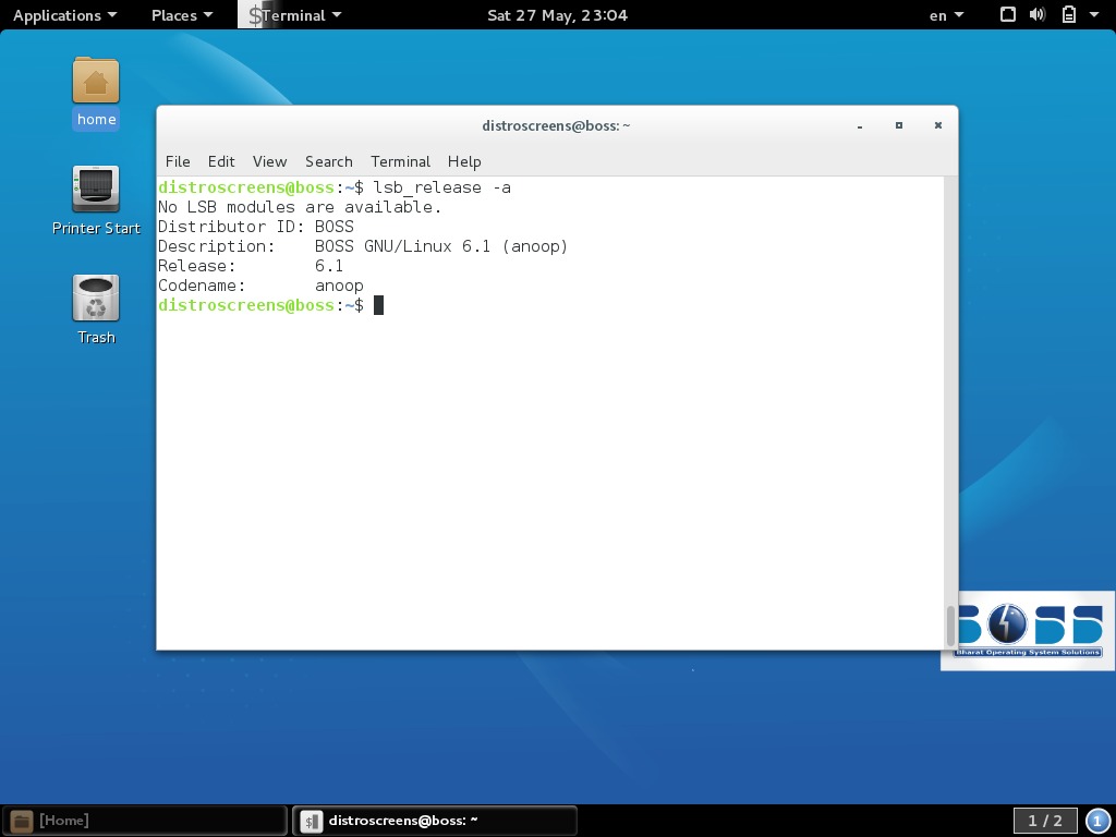 BOSS Linux(The Indian OS) 6.1 Anoop screenshots - DistroScreens