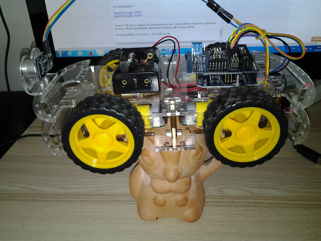 การสร้าง หุ่นยนต์หลบสิ่งกีดขวาง Arduino เวอร์ชั่น 1