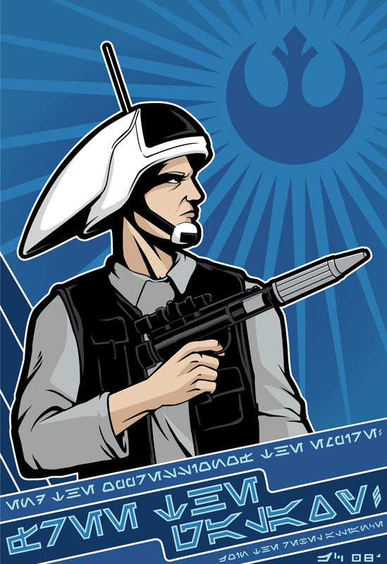 The Geeky Nerfherder: Cool Art: Star Wars Propaganda Posters by Jeff Confer