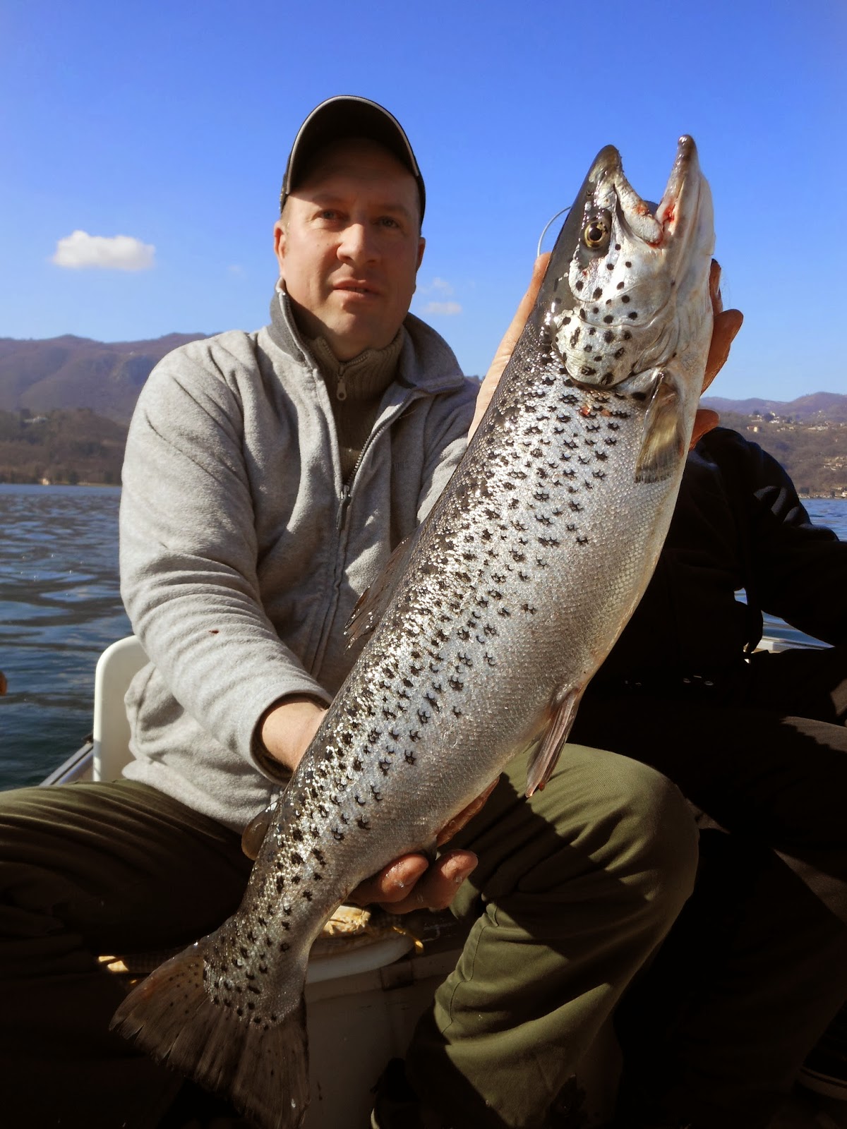 International Fishing News: ITALY: Italian lake trout fishing in this video