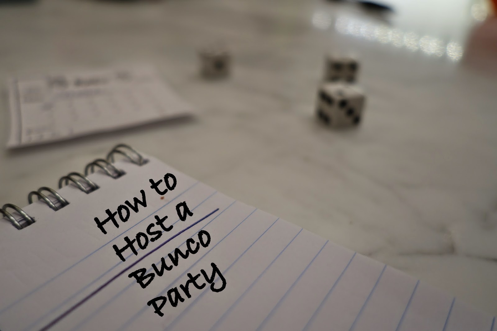 Life As Always: How to Host a Bunco Party