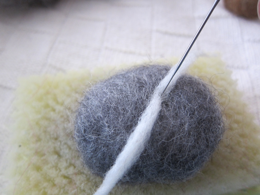 Tabatawolle: Freie Anleitung Filz-Steinteppich