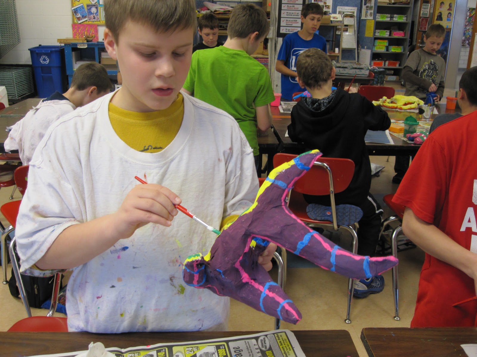 Lake and Hartville Elementary Art: 5th Grade Oaxacan Animals, Paper Mache'