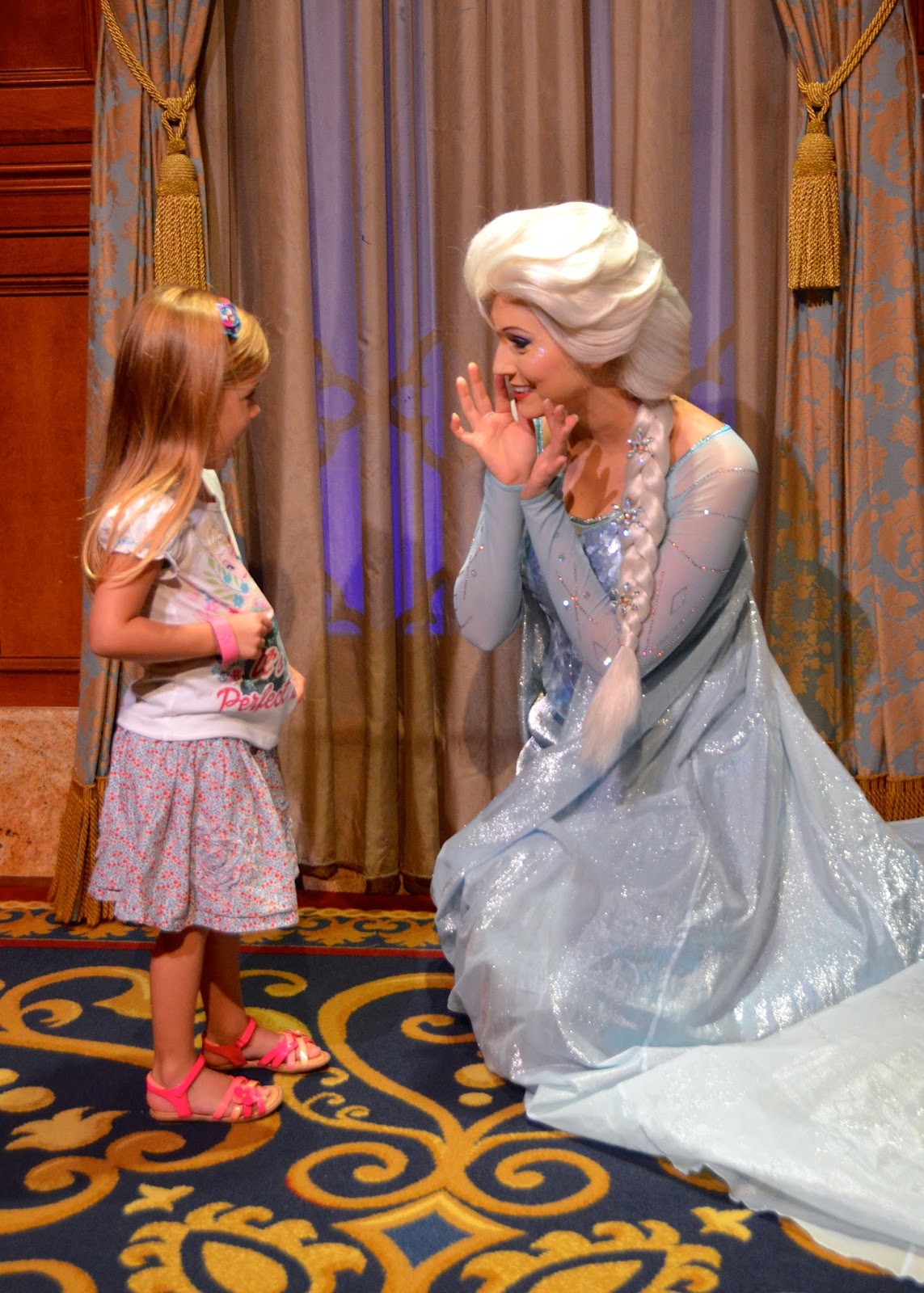 Elsa and Anna Morning at Magic Kingdom - The Journey of Parenthood...