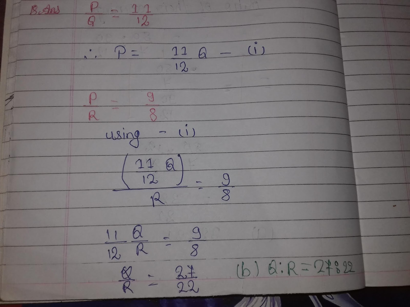 CA FOUNDATION : MATH NOTES: Ca Foundation maths solution 1