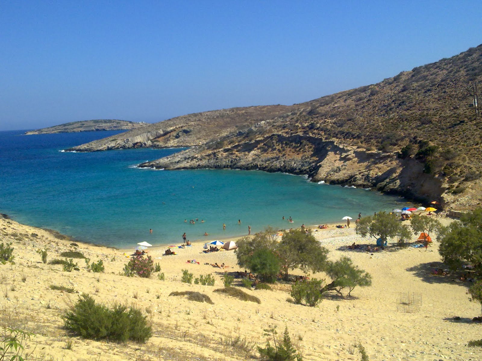 Greek Beaches Guide: Σχοινούσα - Ψιλή Άμμος, Schinoussa - Psili Ammos