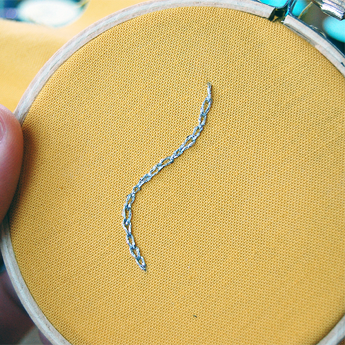 The Craftinomicon: Embroidery How To: Chain Stitch